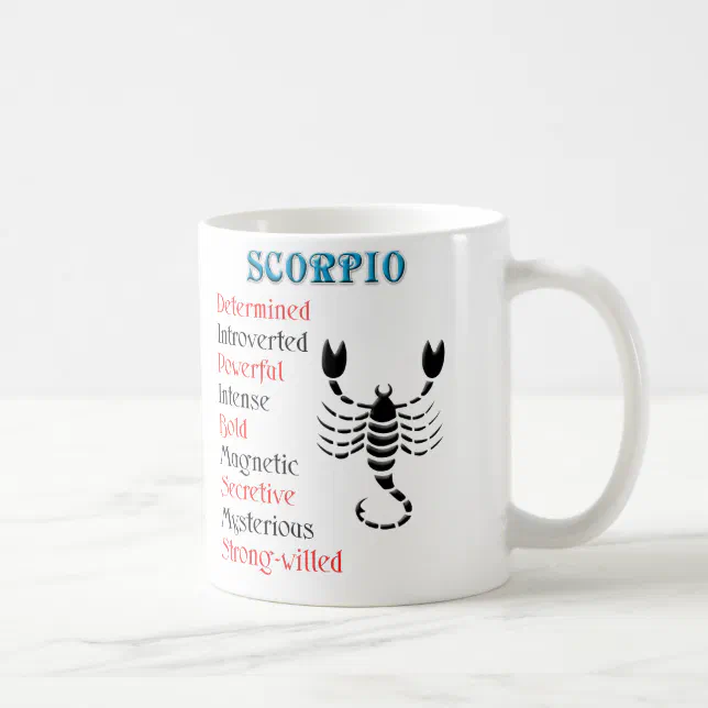 Scorpio Horoscope Zodiac Sign Coffee Mug | Zazzle
