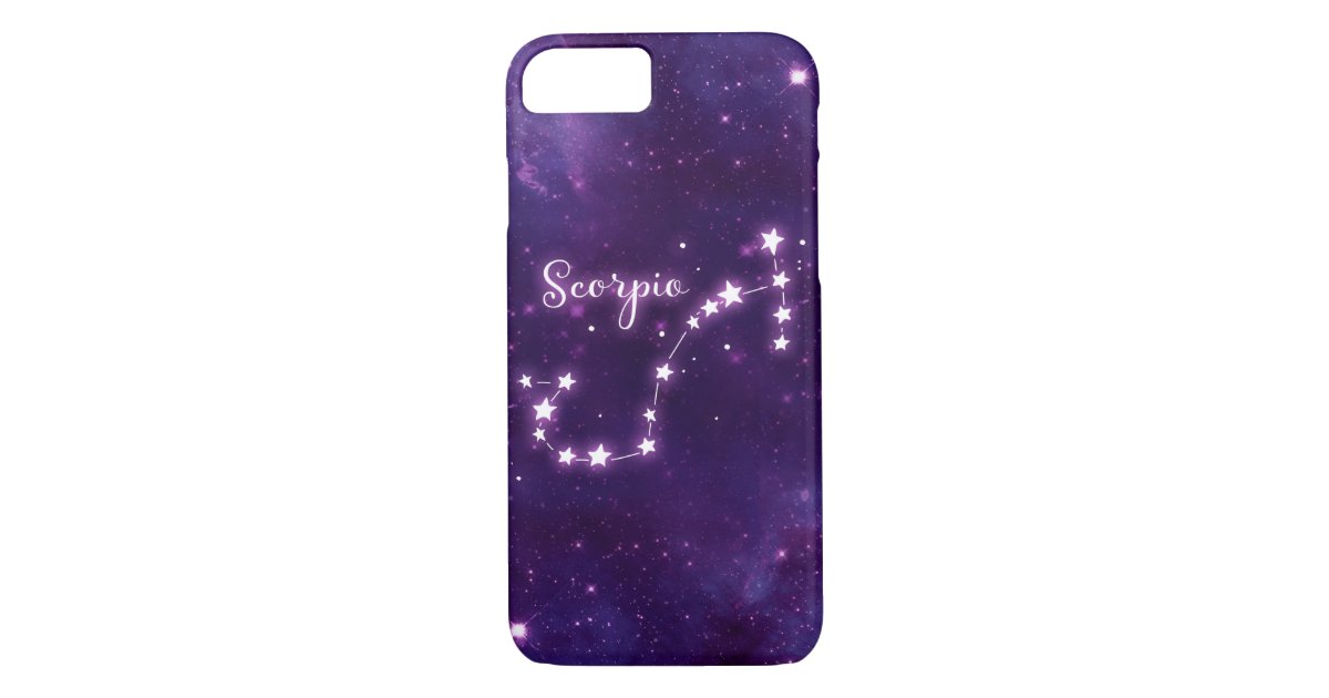 Scorpio Zodiac Constellation Phone Case | Zazzle
