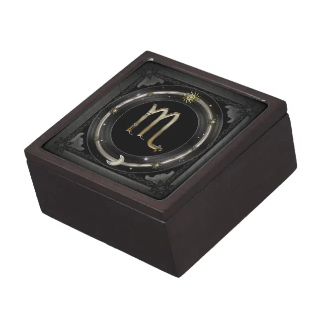 Scorpio Zodiac Sign Jewelry Box | Zazzle