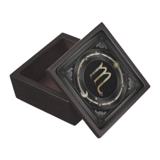 Scorpio Zodiac Sign Jewelry Box | Zazzle