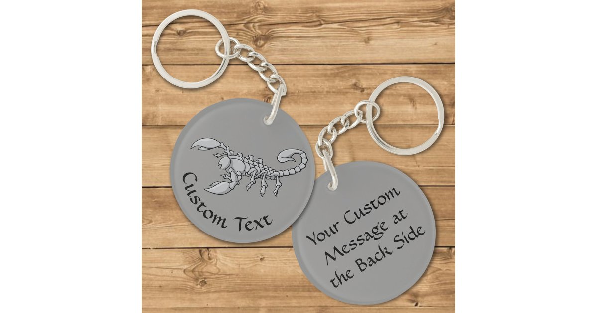 Scorpion Icon Keychain | Zazzle