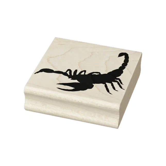 Scorpion Rubber Stamp | Zazzle