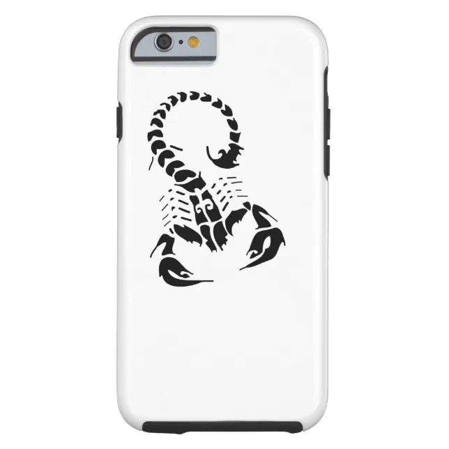 Scorpion Scorpio zodiac horoscope tribal tattoo Case-Mate iPhone Case ...