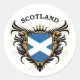 Scotland Classic Round Sticker | Zazzle