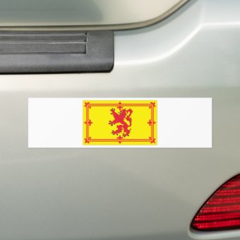 Scotland Flag Bumper Sticker | Zazzle