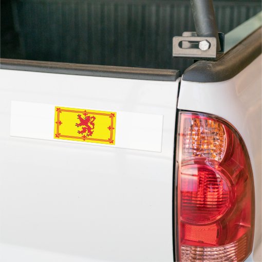 Scotland Flag Bumper Sticker | Zazzle