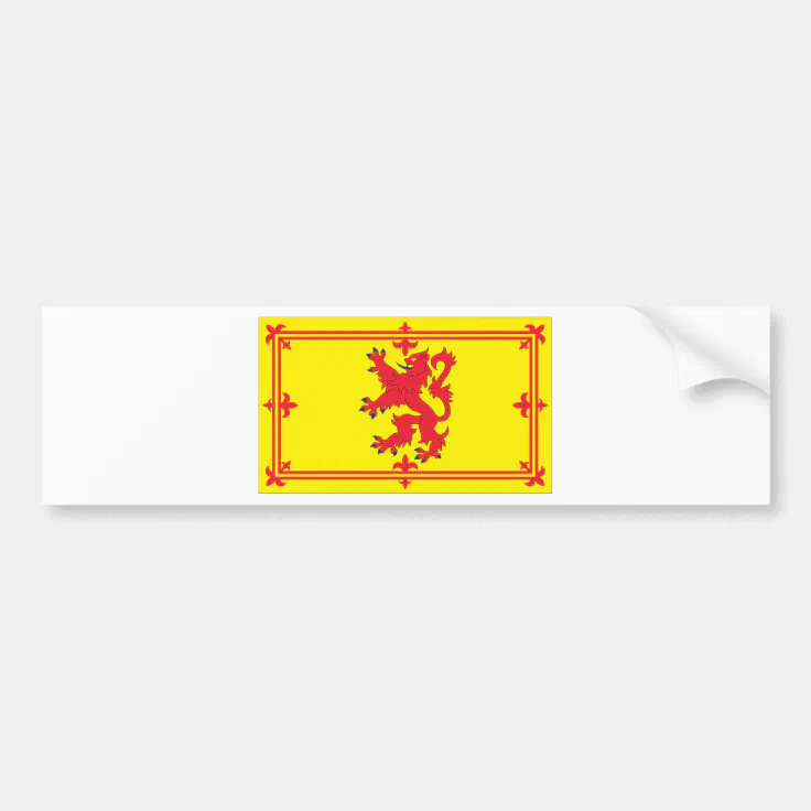 Scotland Flag Bumper Sticker | Zazzle