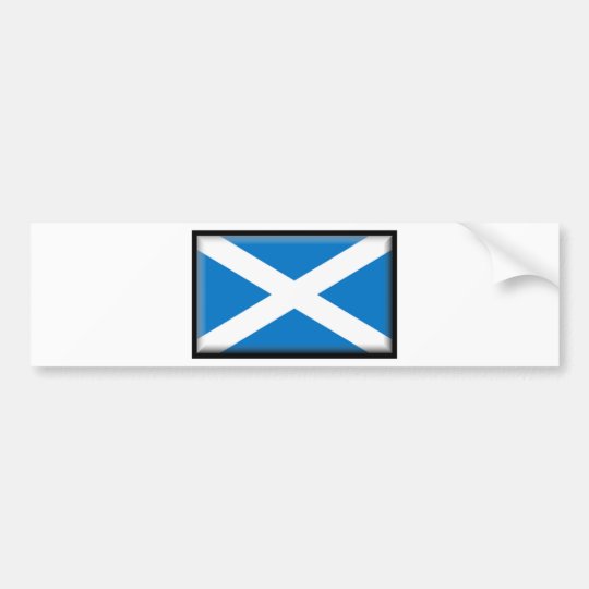 Scotland Flag Bumper Sticker | Zazzle.com