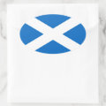 Scotland Flag Freedom Oval Sticker | Zazzle