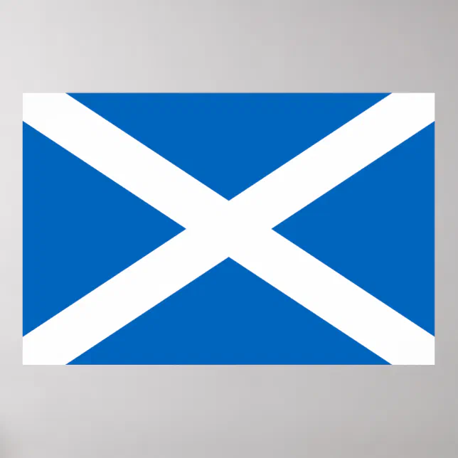 Scotland flag Poster | Zazzle