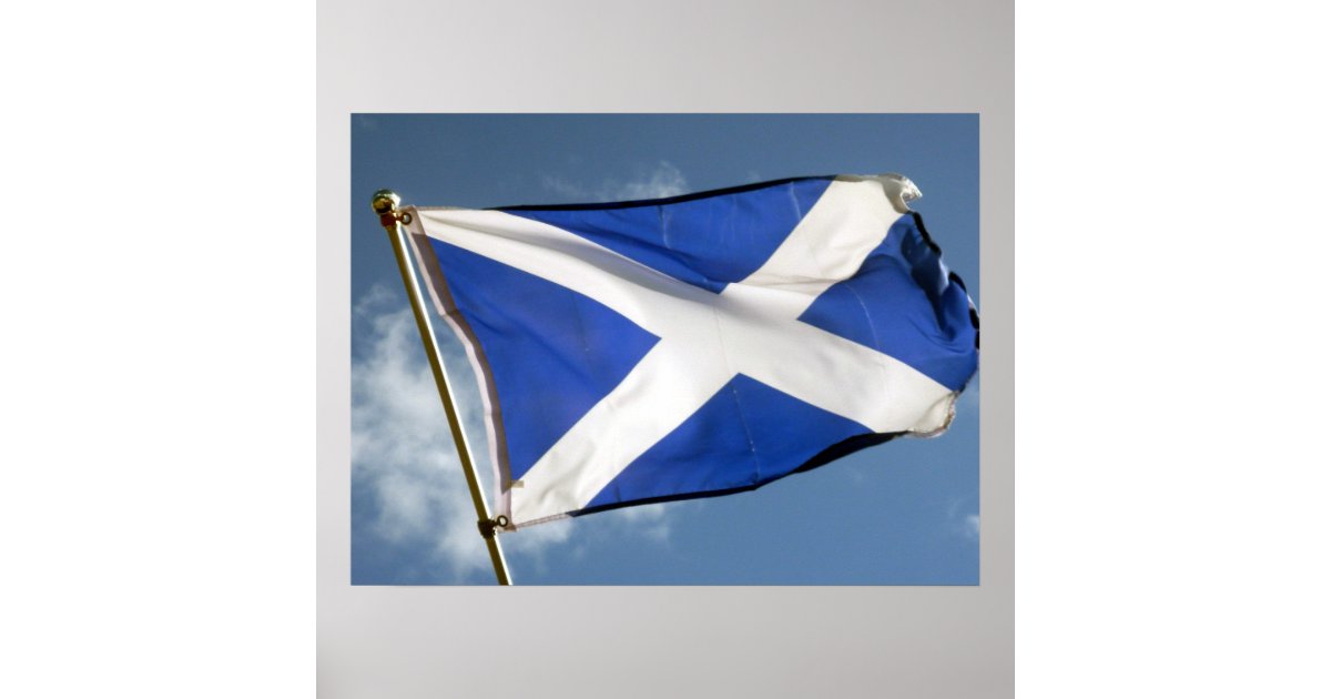 scotland flag poster | Zazzle