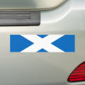 Scotland flag Scottish Saltire Bumper Sticker | Zazzle