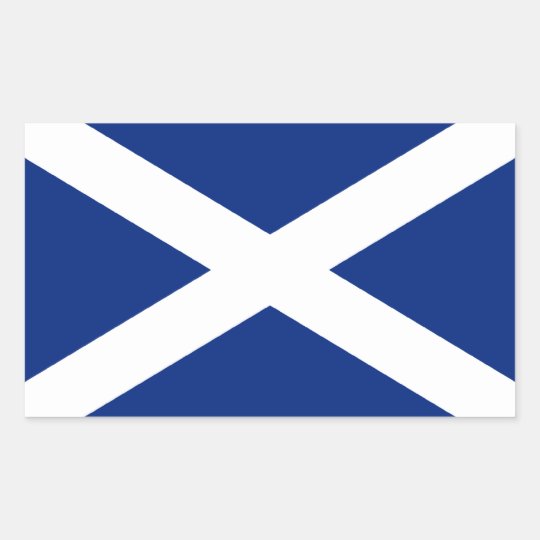 Scotland Flag - Scottish Saltire Stickers | Zazzle.com