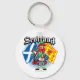 Scotland Flags and Piper Keychain | Zazzle