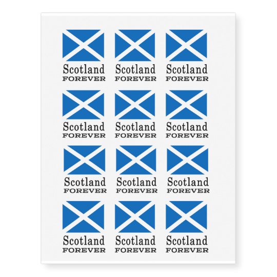 Scotland Forever Temporary Tattoos | Zazzle.com