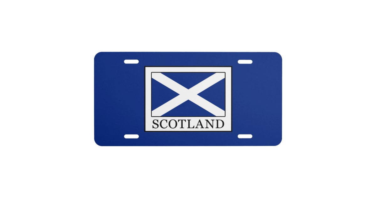 Scotland License Plate | Zazzle