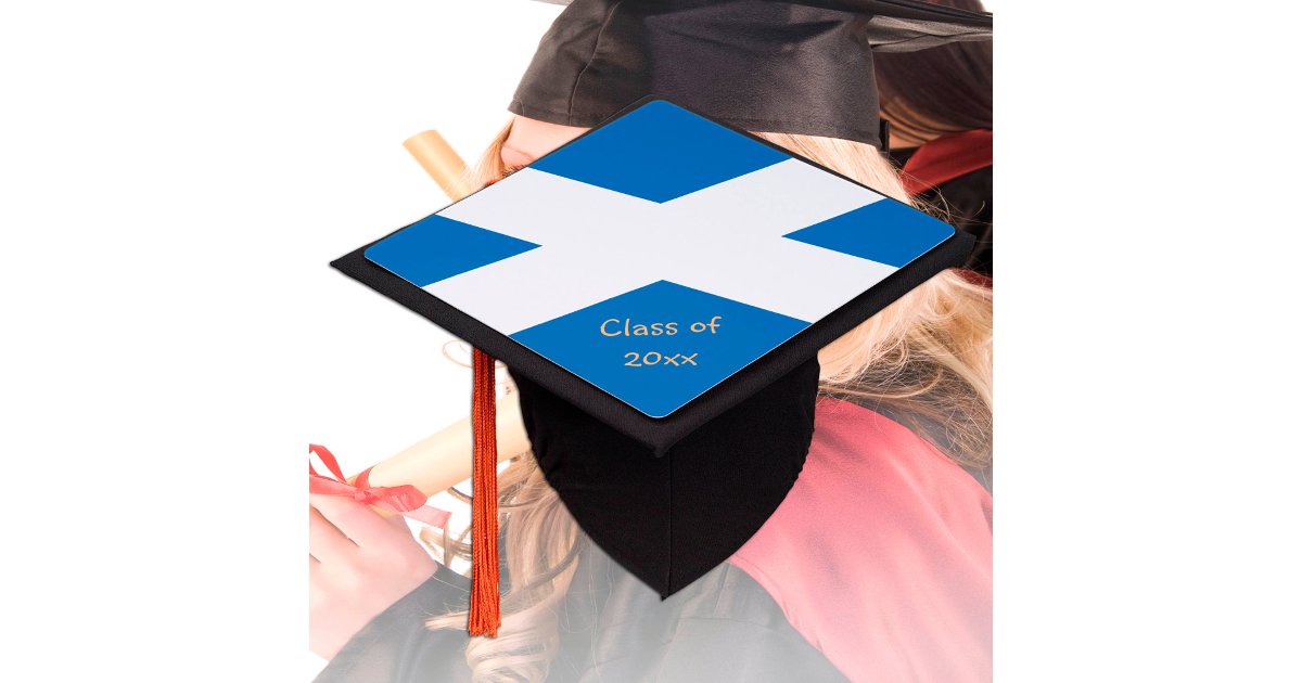 Scotland & Scottish Flag - Students / University Graduation Cap Topper ...