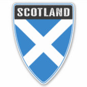 Scotland Shield Sticker | Zazzle