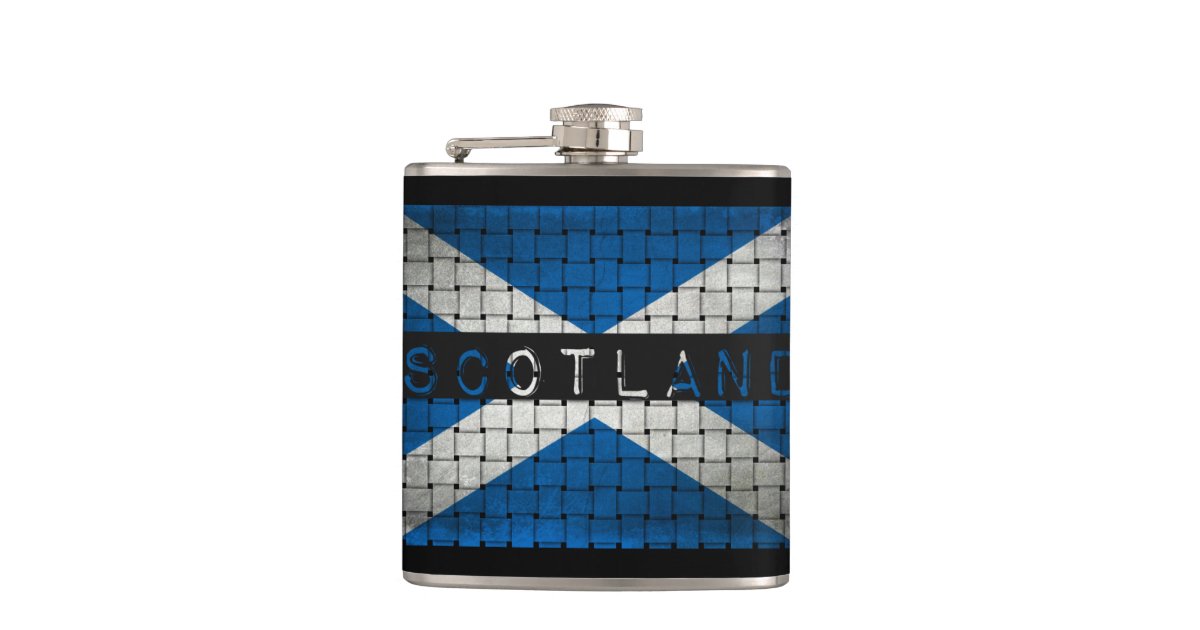 Scotland Woven Flag Flask | Zazzle.com