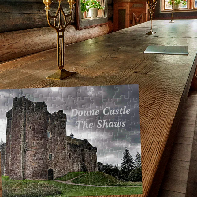 Scotland's Doune Castle Shaw Clan Family Jigsaw Puzzle | Zazzle