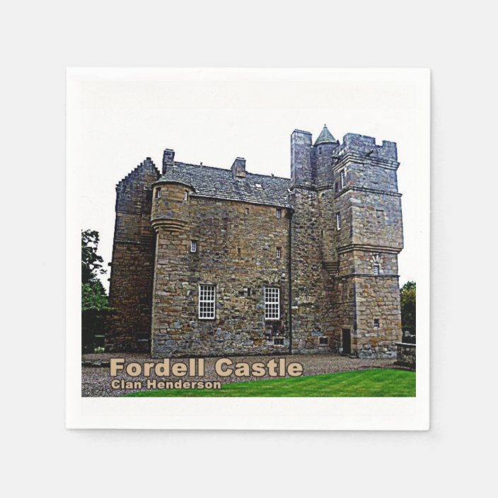 Scotland's Fordell Castle – Henderson Clan Napkins | Zazzle.com