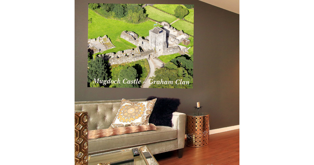 Scotland's Mugdock Castle – Graham Clan Poster | Zazzle