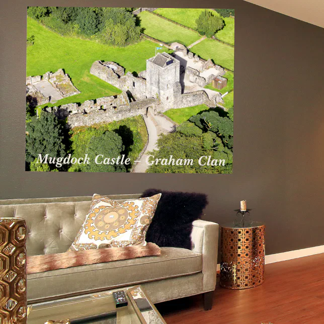 Scotland's Mugdock Castle – Graham Clan Poster | Zazzle