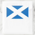 Scotland's Saltire,Scottish Flag (Official Color) Rectangular Sticker ...