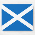 Scotland's Saltire,Scottish Flag (Official Colour) Mouse Pad | Zazzle