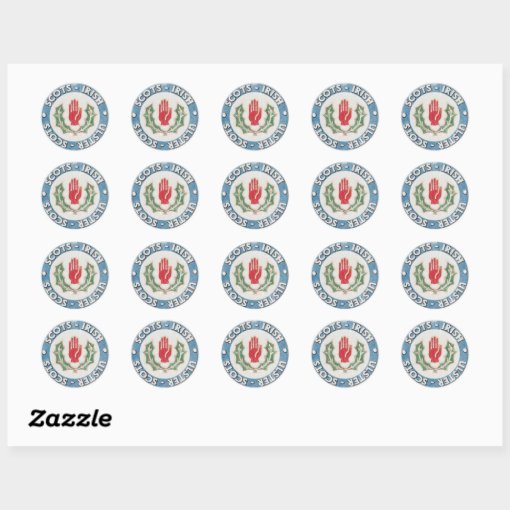 Scots-Irish / Ulster-Scots stickers | Zazzle