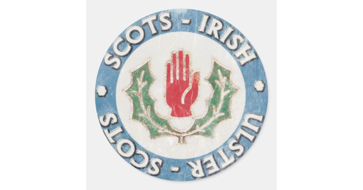 Scots-Irish / Ulster-Scots stickers | Zazzle