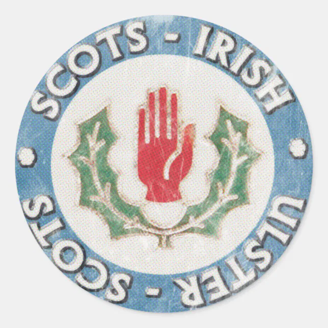 Scots-Irish / Ulster-Scots stickers | Zazzle