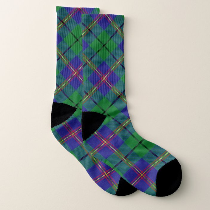 Scots Style Clan Carmichael Tartan Plaid Socks | Zazzle.com