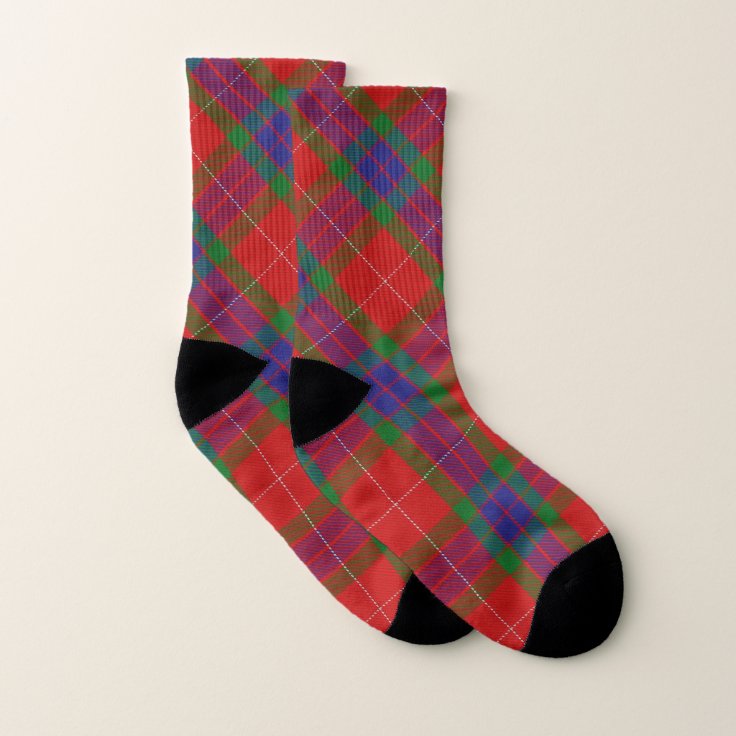 Scots Style Clan Fraser Tartan Plaid Socks | Zazzle