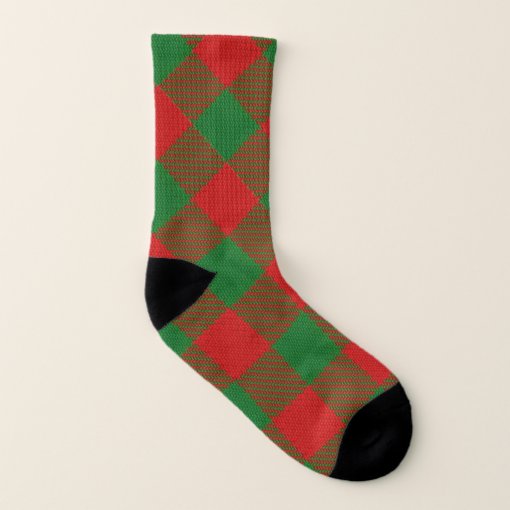 Scots Style Clan Moncreiffe Tartan Plaid Socks | Zazzle