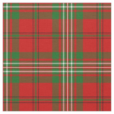 Clan Scott Tartan Fabric | Zazzle.com
