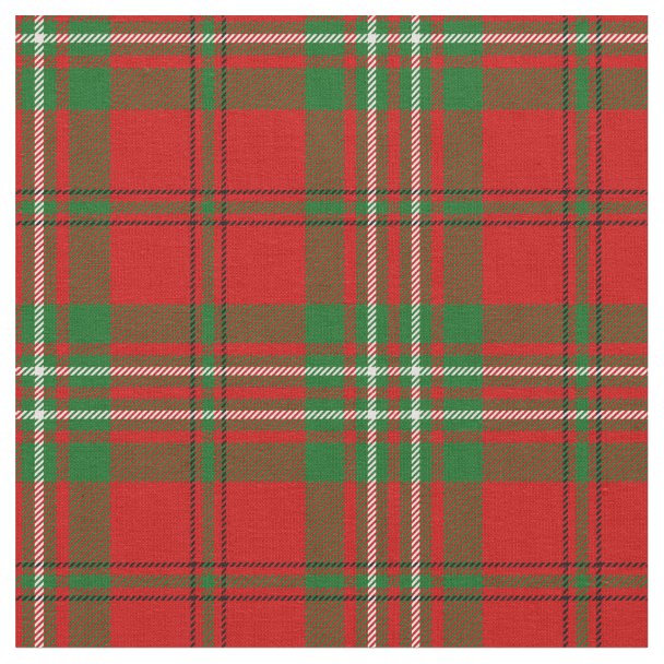 Clan Scott Tartan Fabric | Zazzle