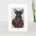 Scottie Dog birthday card Personalize | Zazzle