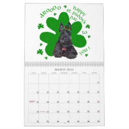 Scottie Dog Calendar | Zazzle