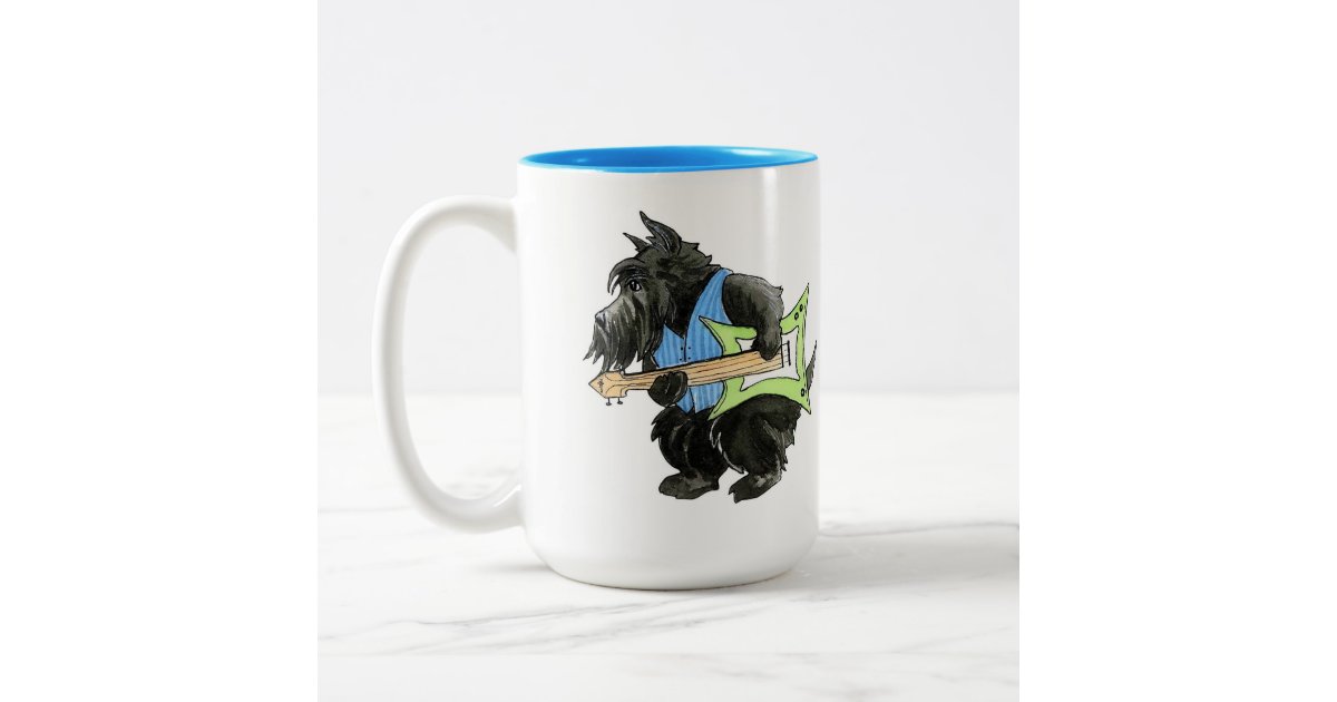 Scotties Rock Guitar Rocker Mug | Zazzle