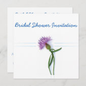 Scottish, Celtic Wedding Thistle Theme Bridal Show Invitation | Zazzle
