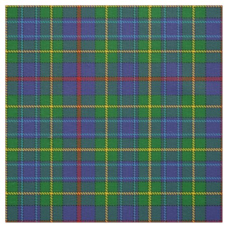 Bailey Tartan Print Fabric | Zazzle