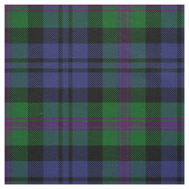 Clan Baird Tartan Fabric | Zazzle
