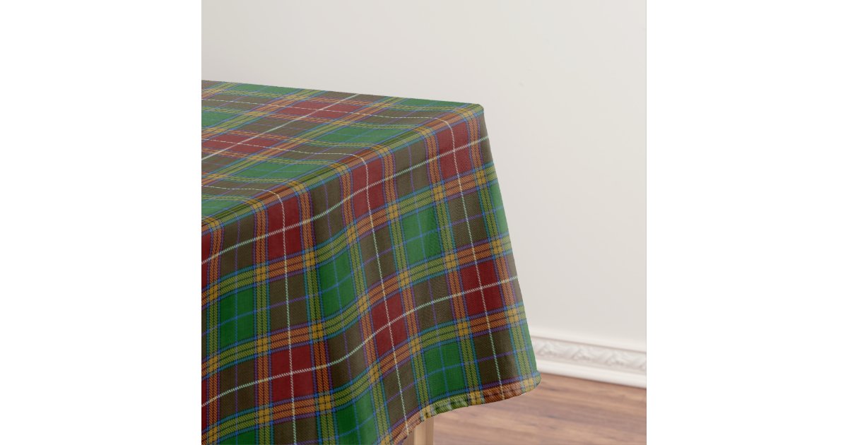Scottish Clan Baxter Tartan Tablecloth | Zazzle