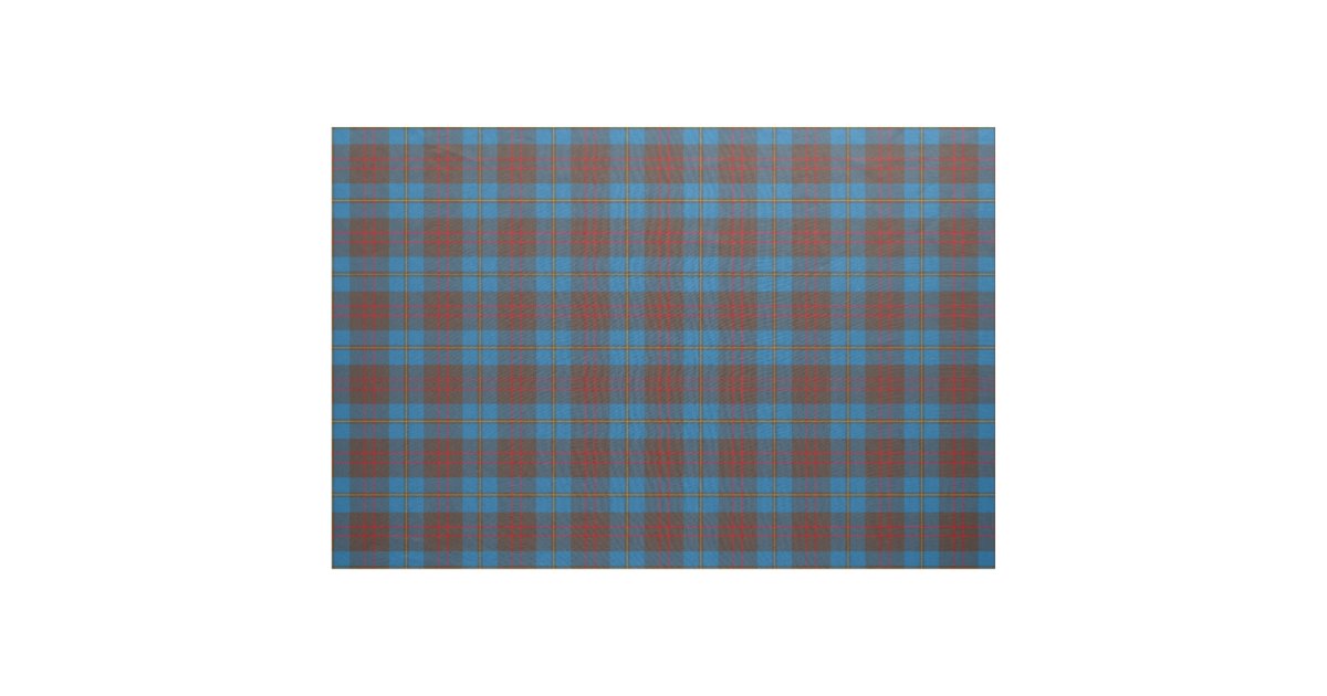 Scottish Clan Cameron Hunting Tartan Plaid Fabric | Zazzle