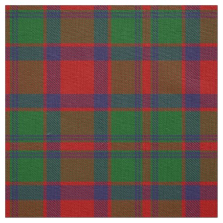 Carrick Clan Tartan Fabric | Zazzle.com
