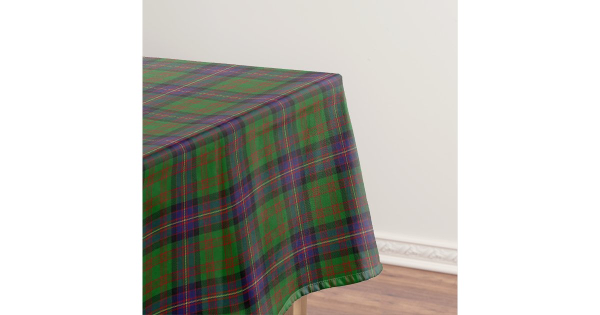 Scottish Clan Cochrane Cochran Tartan Tablecloth | Zazzle