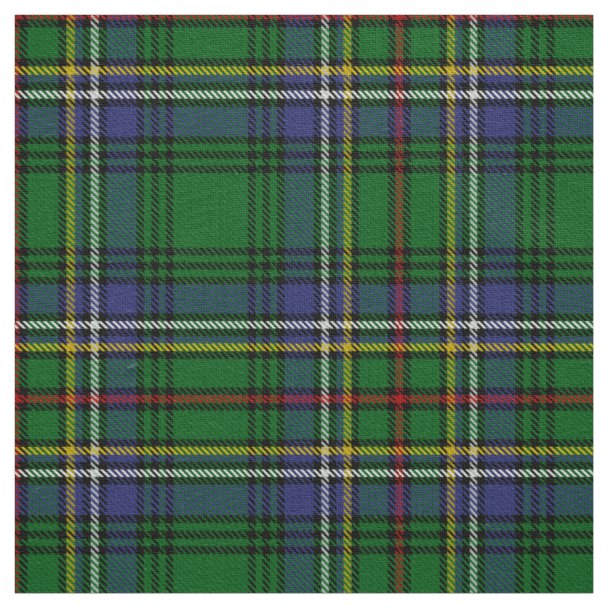 Scottish Clan MacHardy Tartan Plaid Fabric | Zazzle
