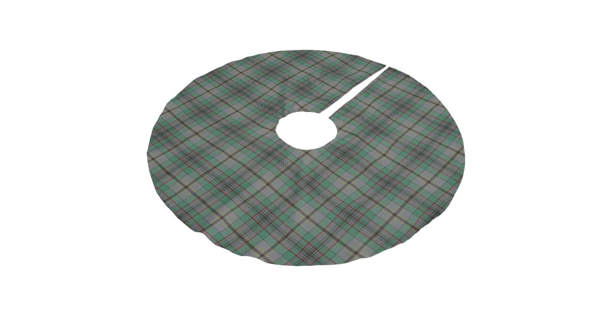 Scottish Clan Craig Tartan Brushed Polyester Tree Skirt Zazzle