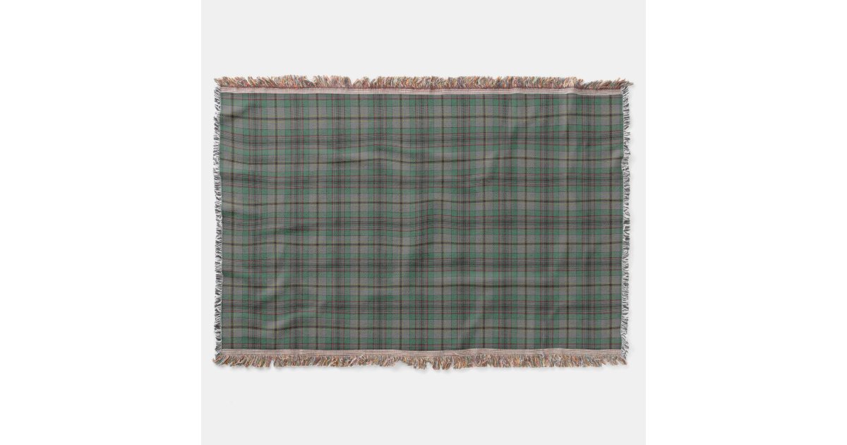 Scottish Clan Craig Tartan Throw Blanket Zazzle